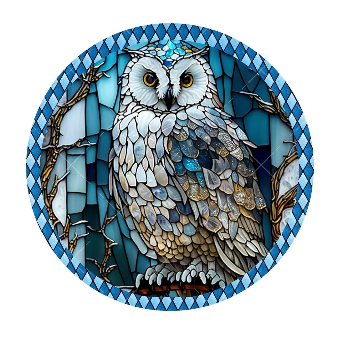Owl Wreath Sign, Metal Wreath Sign, Round Wreath Sign, Lindys Sign ...