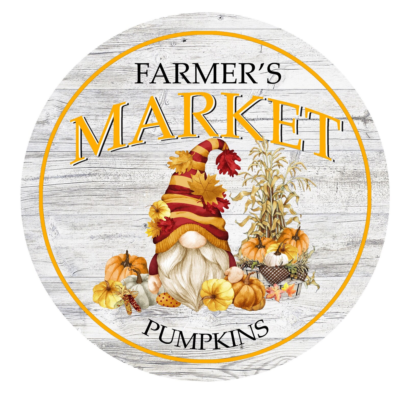 Fall Wreath Sign Wreath Attachment Metal Wreath Sign Gnome - Etsy