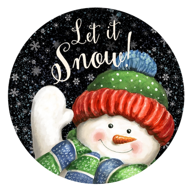 Snowman Sign - Etsy