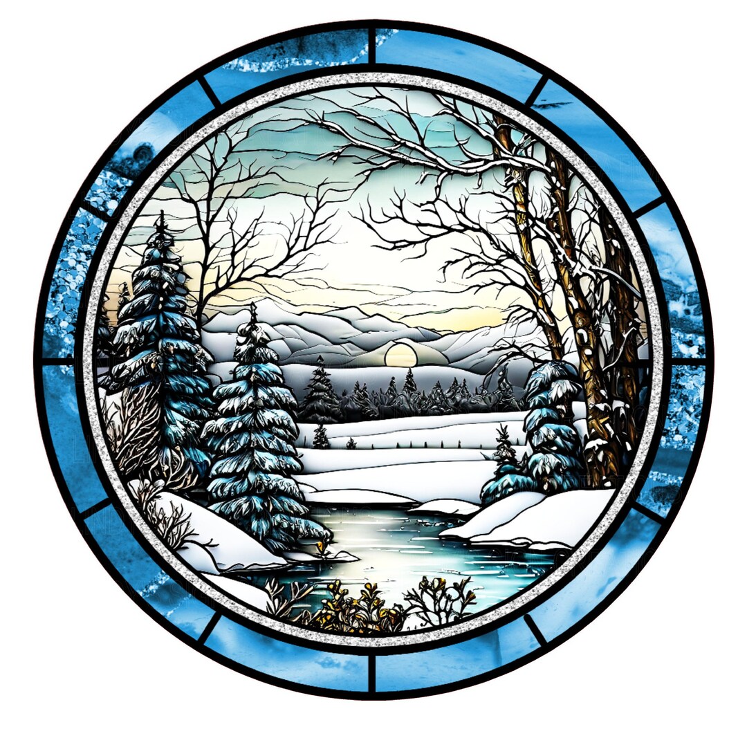 Winter Wreath Sign, Metal Wreath Sign, Signs for Wreaths, Round Wreath ...