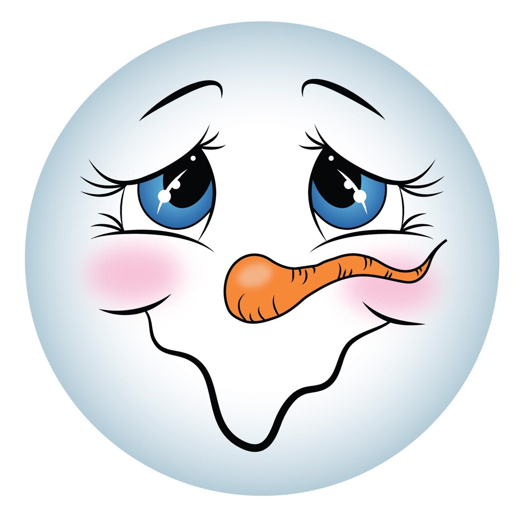 Snowman Face Wreath Sign, Wreath Attachment, Metal Wreath Sign, Blue ...