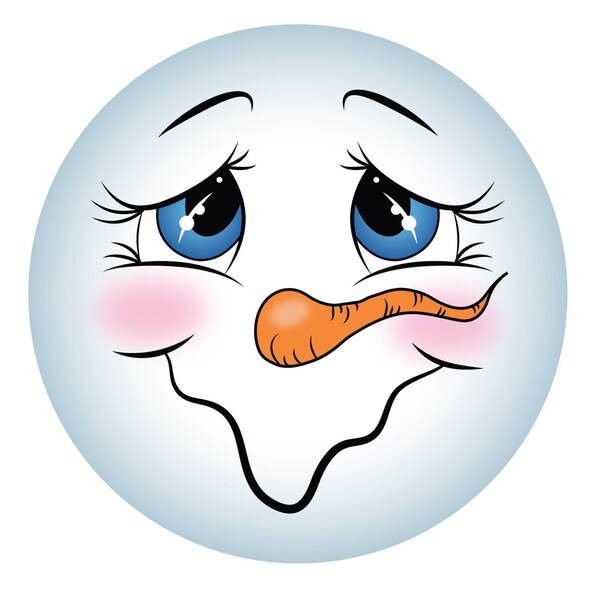 Snowman Face - Etsy