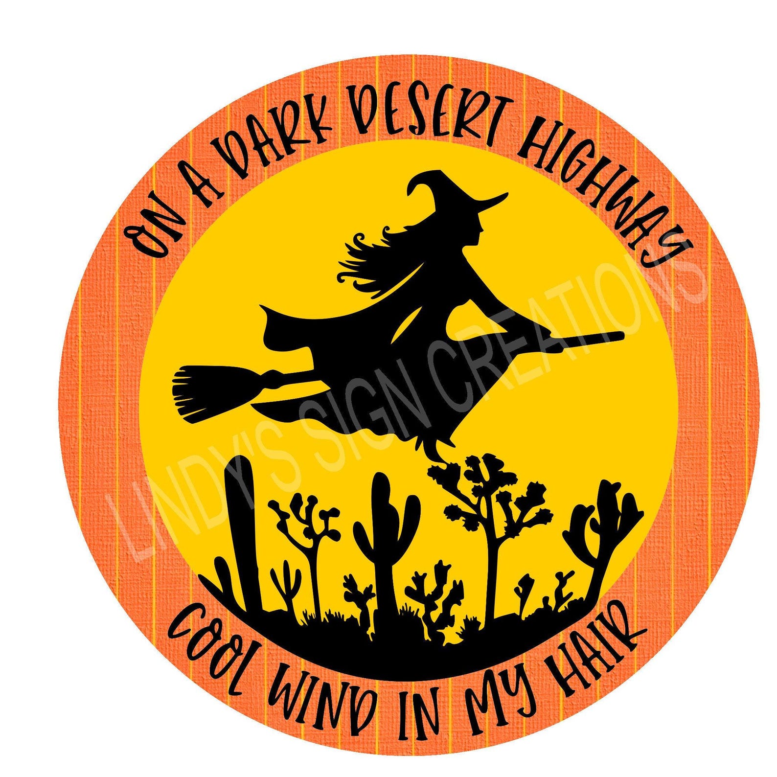 Witch Wreath Sign, Wreath Attachment, Metal Wreath Sign, Halloween ...