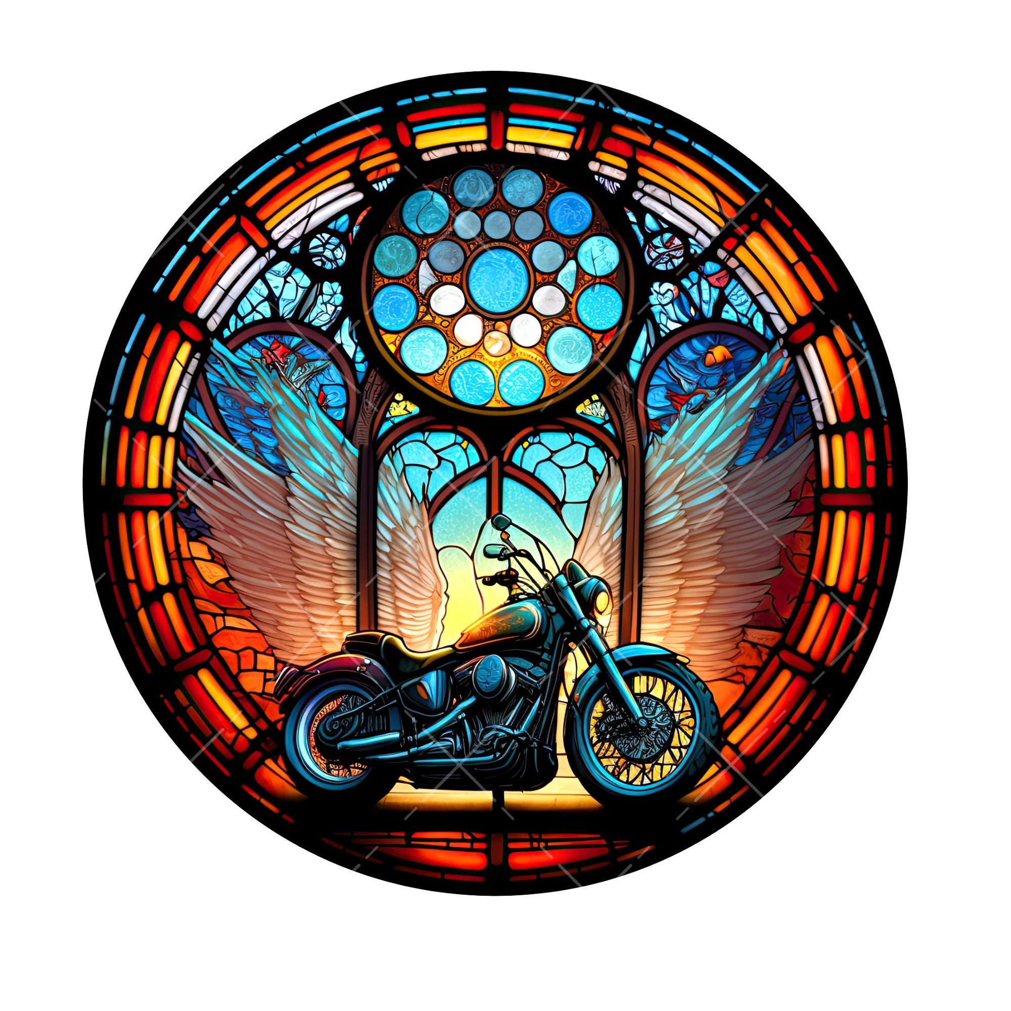 Motorcycle Wreath Sign, Metal Wreath Sign, Signs for Wreaths, Round ...