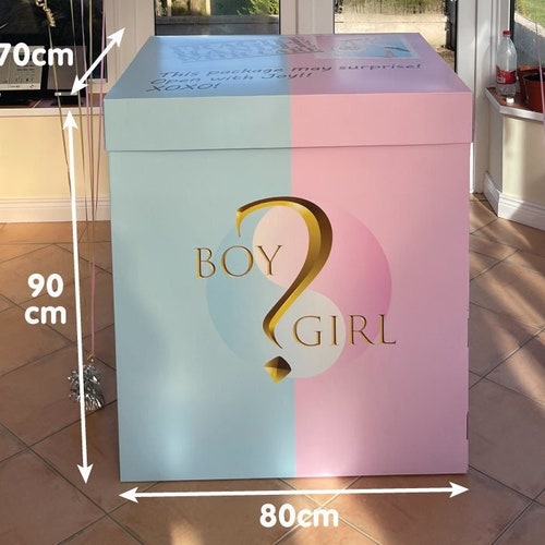 Gender Reveal Box - Etsy