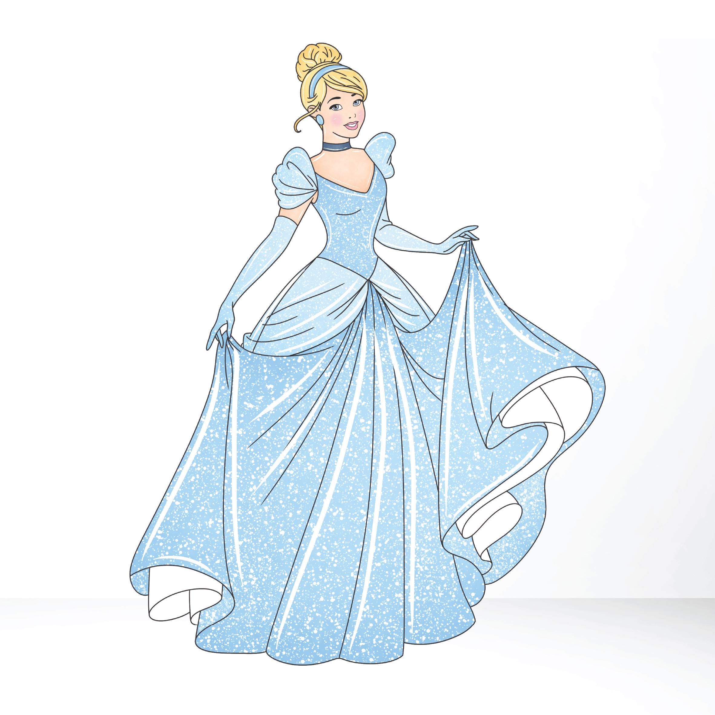Cinderella Princess Cardboard Cut Out, Kids Party Decor - Etsy UK