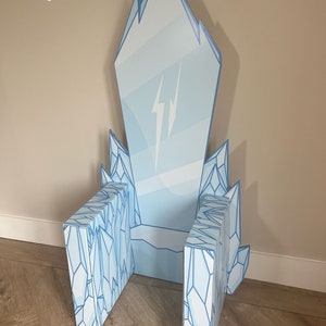 Princess Throne, Frozen Throne, Cardboard Throne, Party Decorations ...