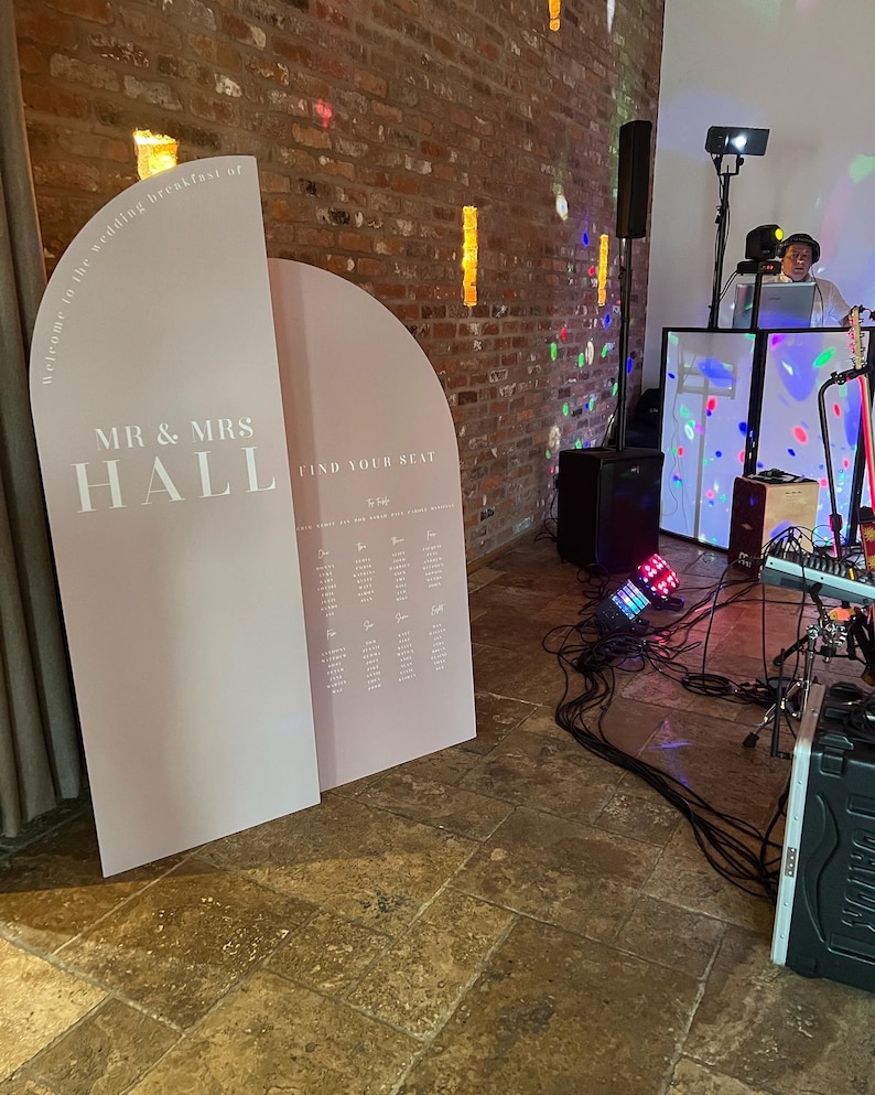Wedding Welcome Sign & Table Plan Sail Boards - Etsy UK