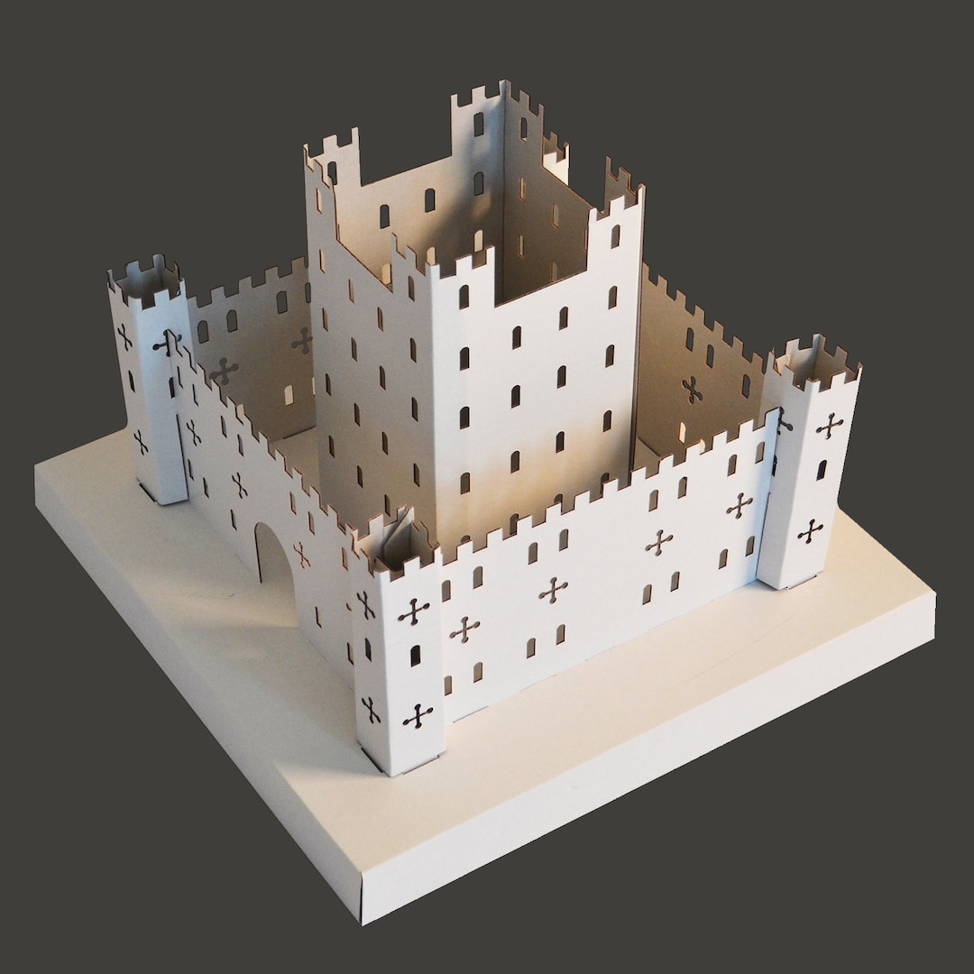 Norman Square Keep Castle - Homework Rescue Kit - Etsy