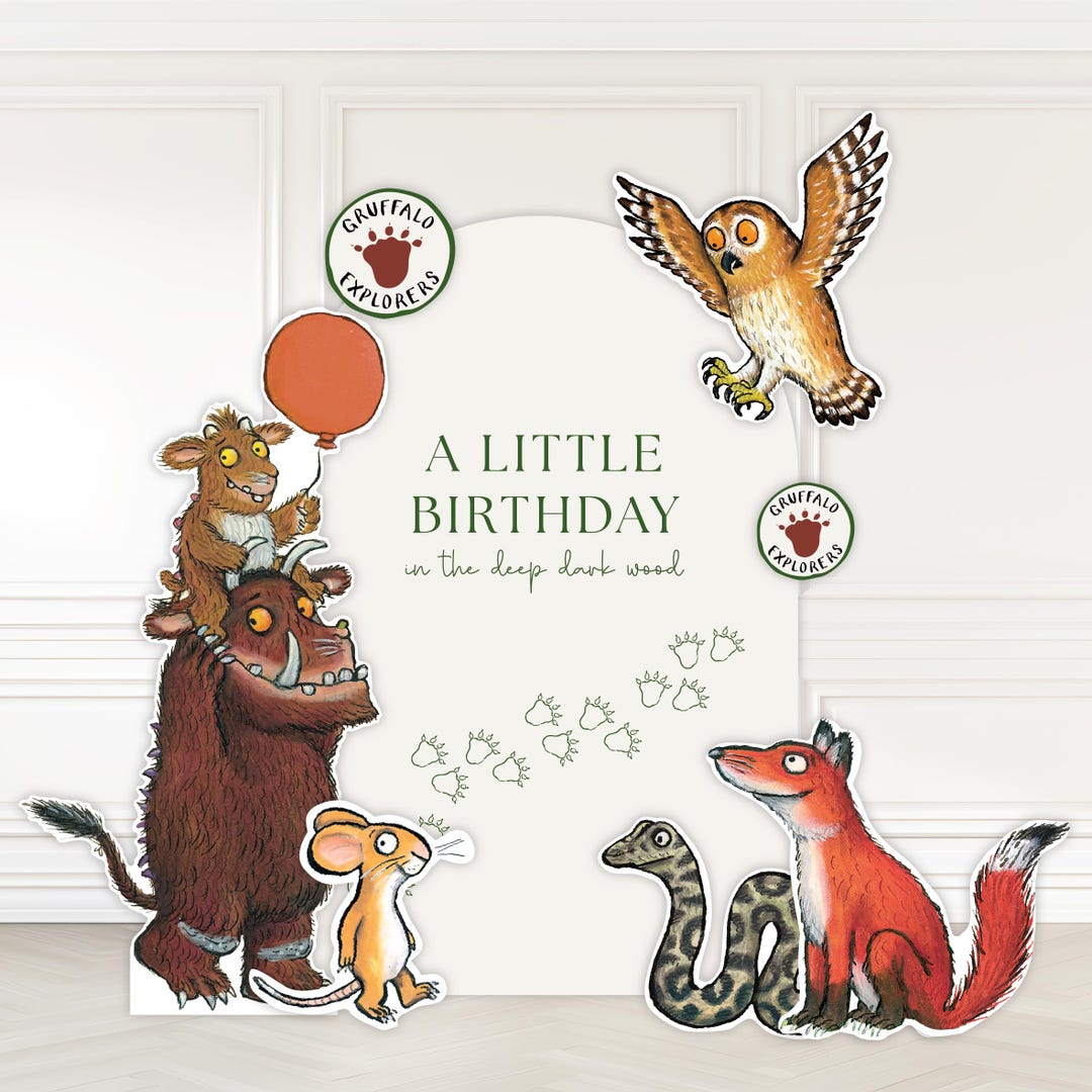 Gruffalo Book Mini 4ft Birthday Bundle, DIY Birthday Decor Pack - Etsy