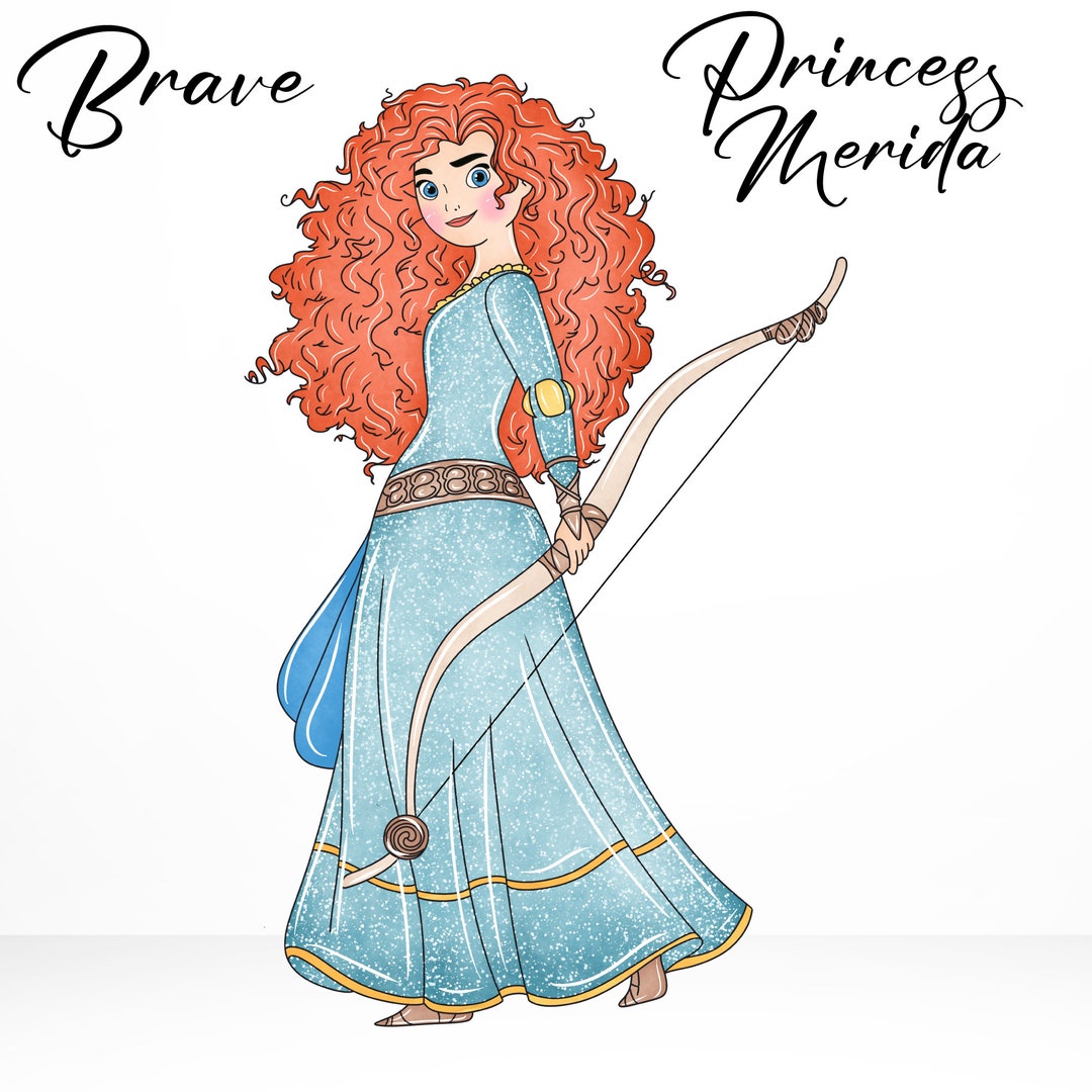 Brave Princess Merida Cardboard Cut Out, Kids Party Decor - Etsy UK