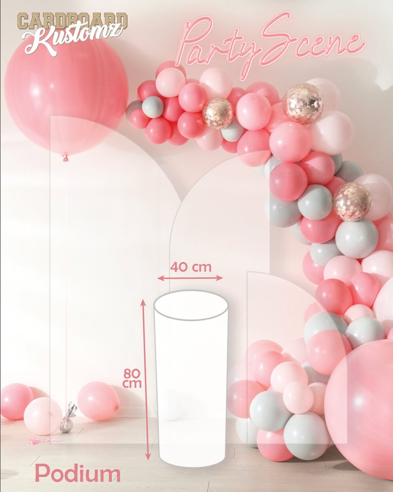 Cake Table Cake Stand Cake Podium Customisable Silver and - Etsy UK