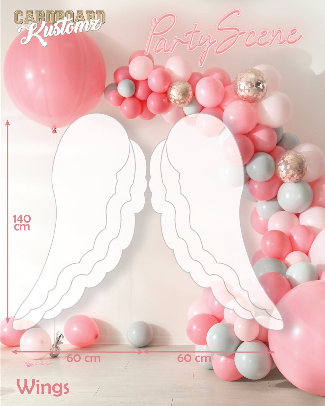 Triple Layered Cardboard Angel Wings - Etsy