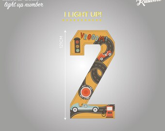Race Car Numbers - Etsy UK
