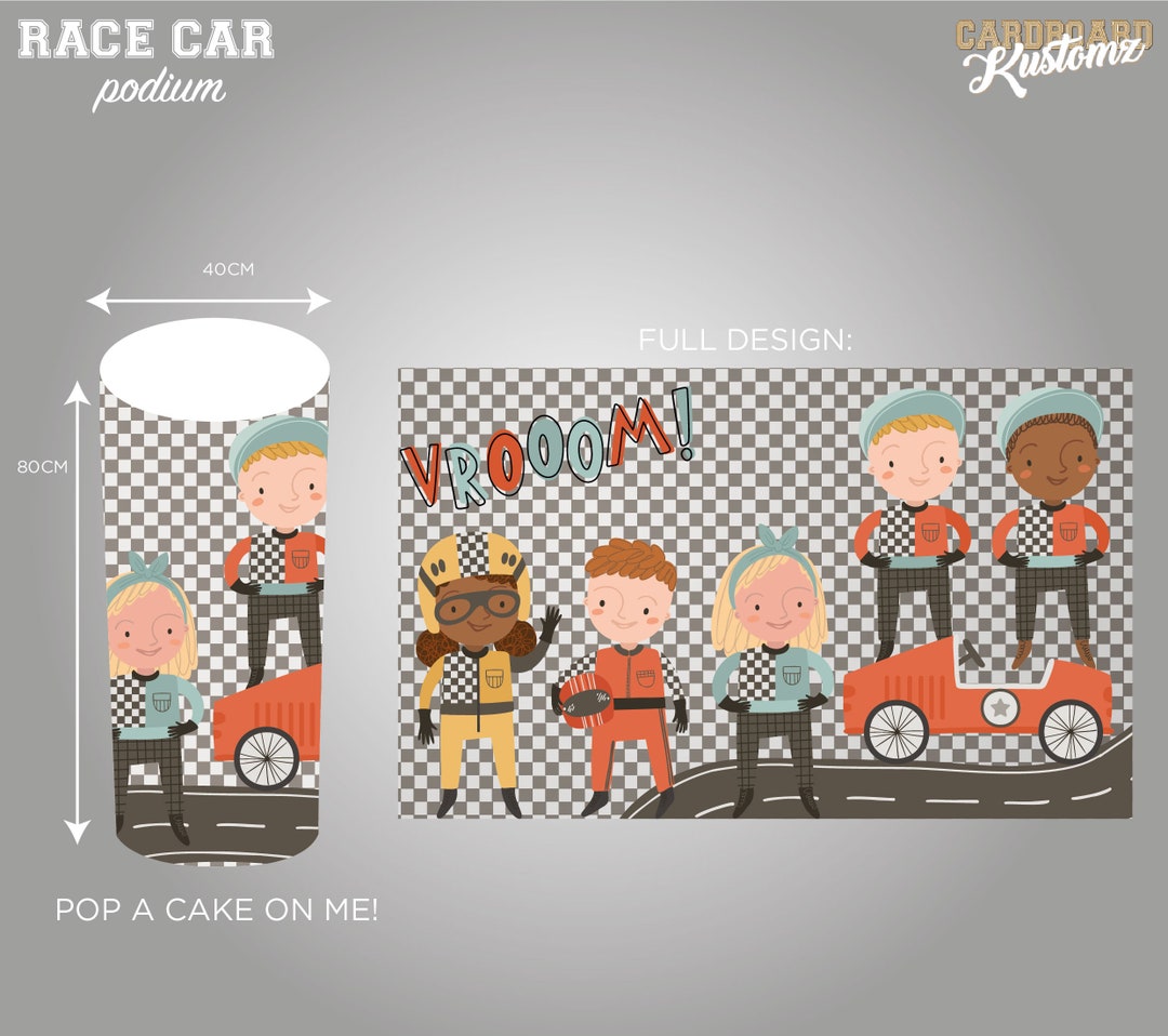 Race Car Cake Stand, Cake Plinth, Cake Podium - Etsy