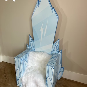 Princess Throne, Frozen Throne, Cardboard Throne, Party Decorations ...