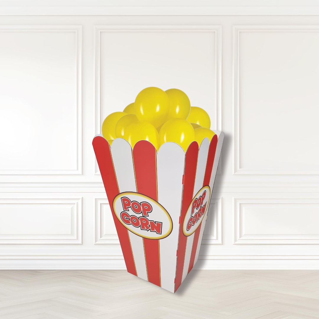 Giant Cardboard Popcorn Bucket - Etsy