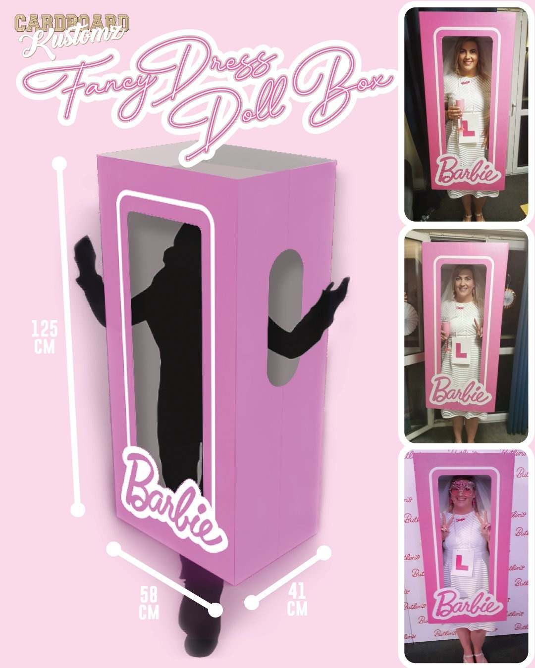 Fancy Dress Doll Box - Etsy UK