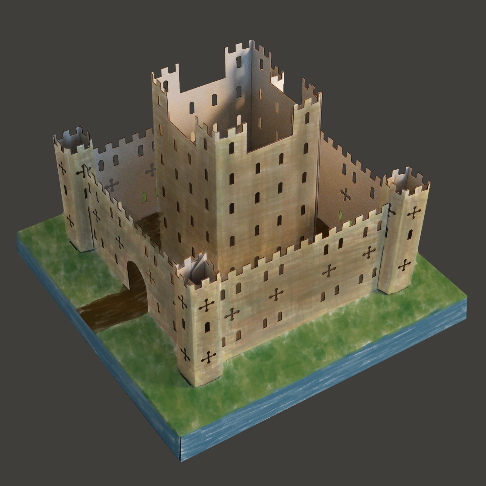Norman Square Keep Castle - Homework Rescue Kit - Etsy UK