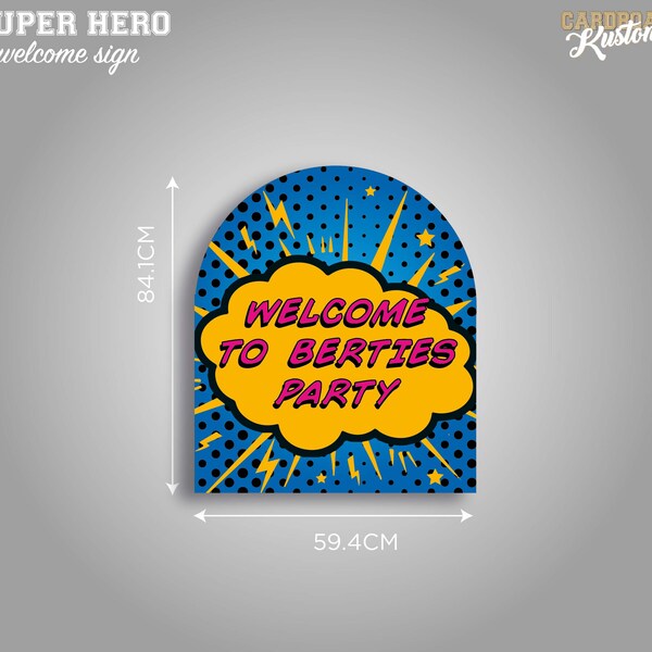 Super Hero Signs - Etsy UK
