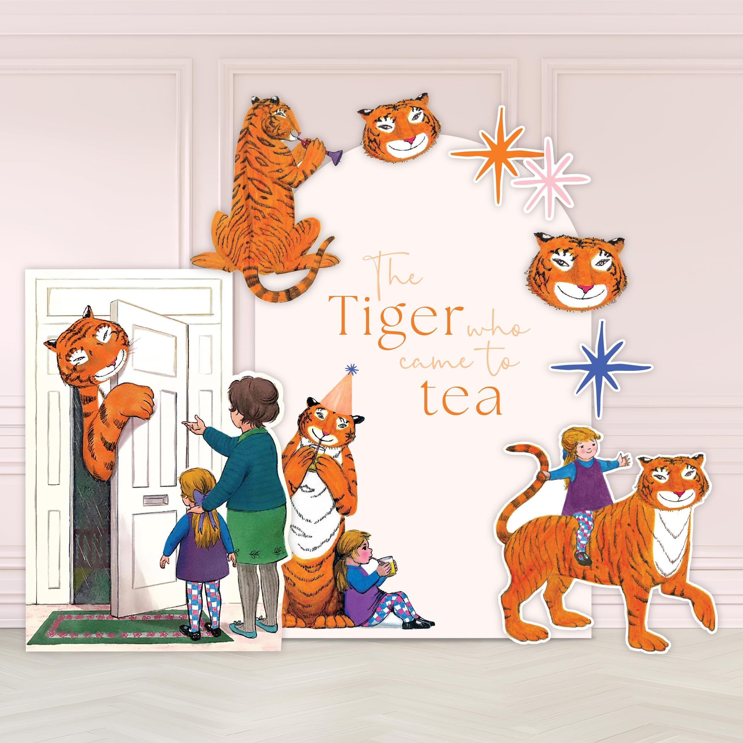 Tiger Who Came to Tea Mini 4ft Birthday Bundle, DIY Party Pack - Etsy UK