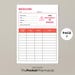 Methotrexate Weekly Dose Log Printable | Medication Tracker ...