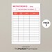 Methotrexate Weekly Dose Log Printable | Medication Tracker ...