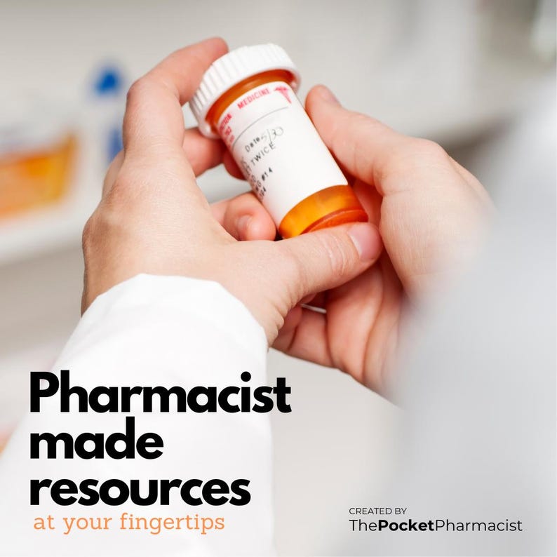 Printable Medication List | Business Card Sized | Medication Tracker ...