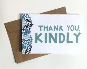 Thank You Kindly - Etsy