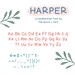 Handwritten Font: "harper” - Etsy