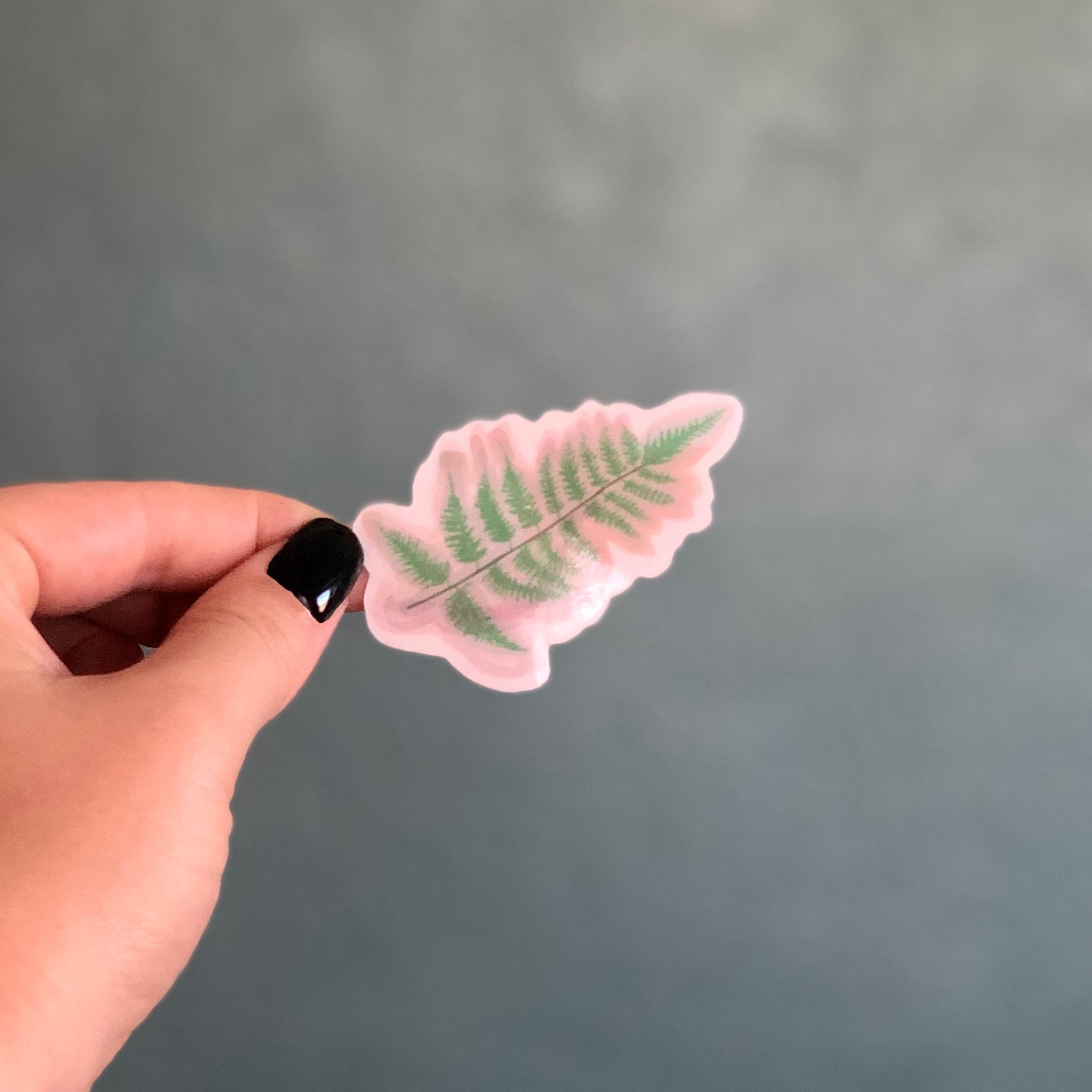 Fern Leaf Plant Sticker Waterproof Vinyl Decals - Etsy