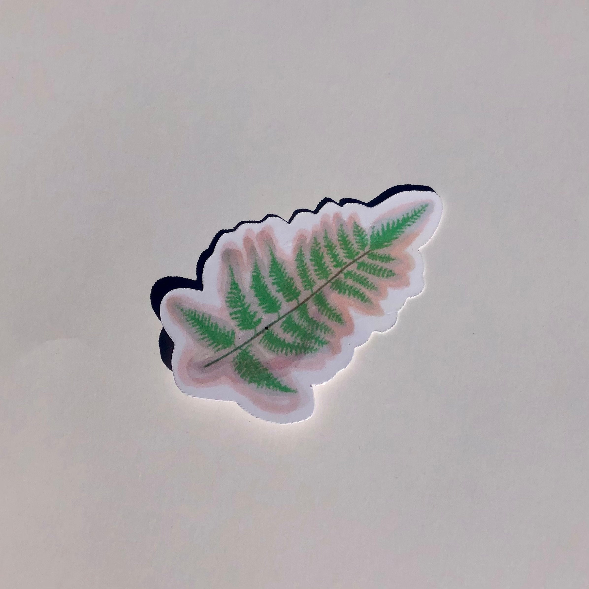 Fern Leaf Plant Sticker Waterproof Vinyl Decals - Etsy