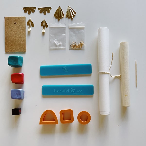 Polymer Clay Earring Kit - Etsy