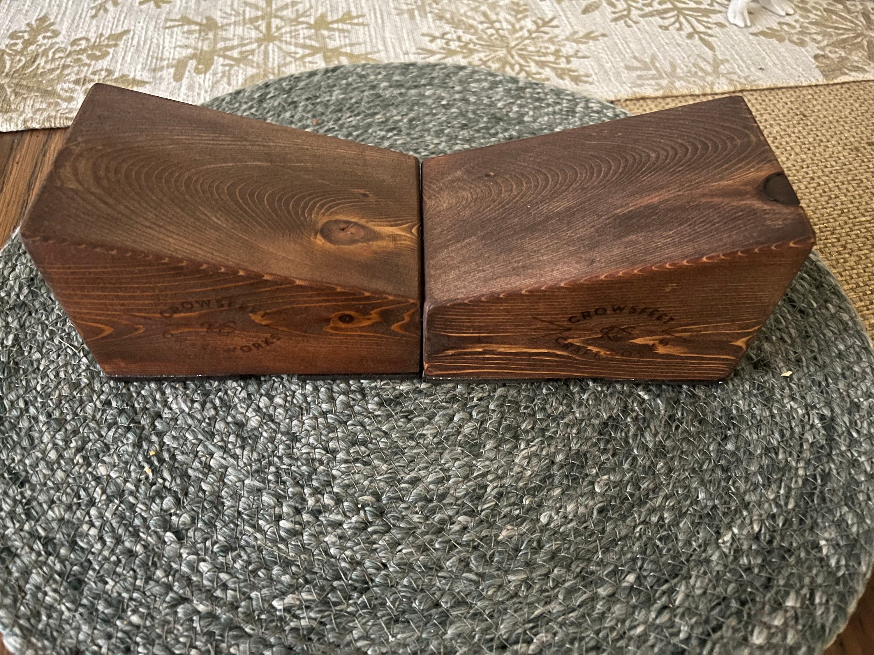 Sloped Wooden Handstand Blocks, Fitness Blocks set of 2 - Etsy