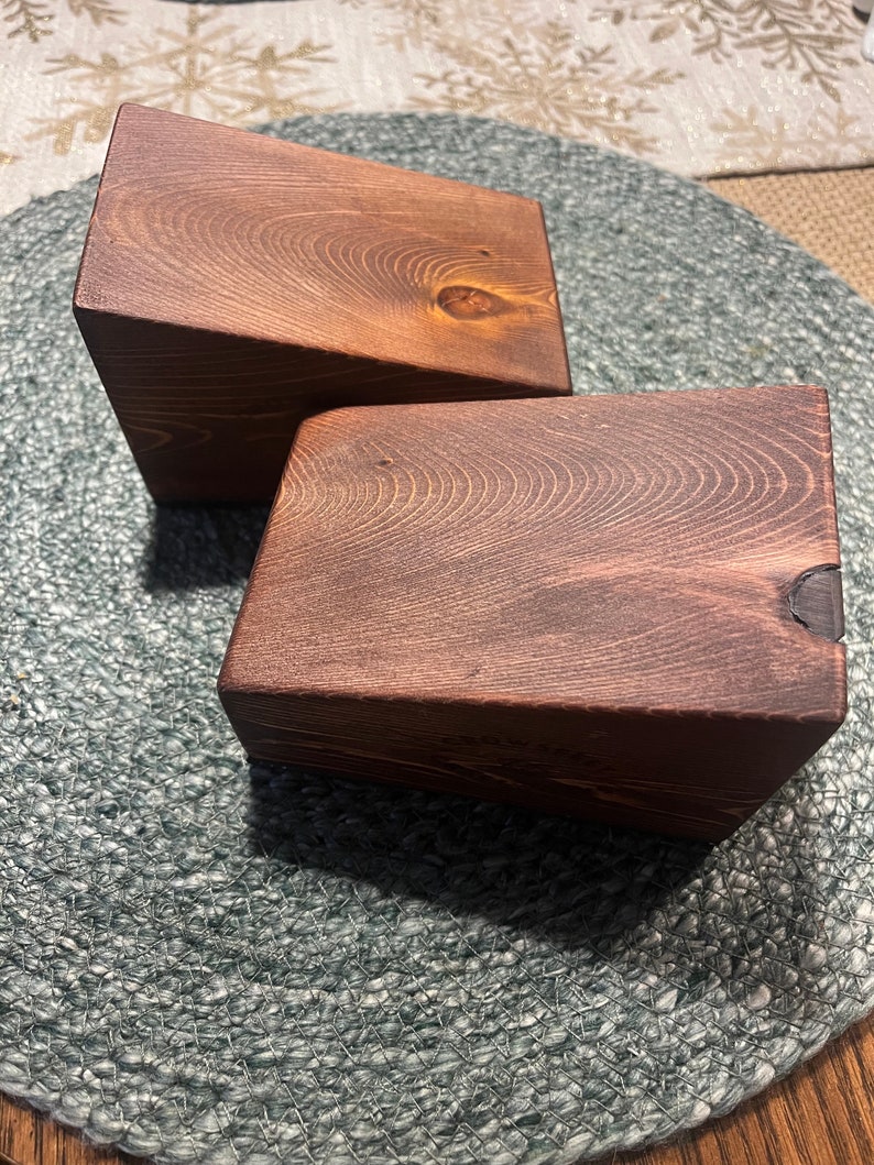 Sloped Wooden Handstand Blocks, Fitness Blocks set of 2 - Etsy