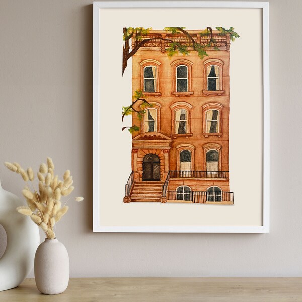 Brownstone Art - Etsy