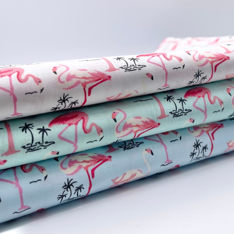Flamingo Fabric - Etsy
