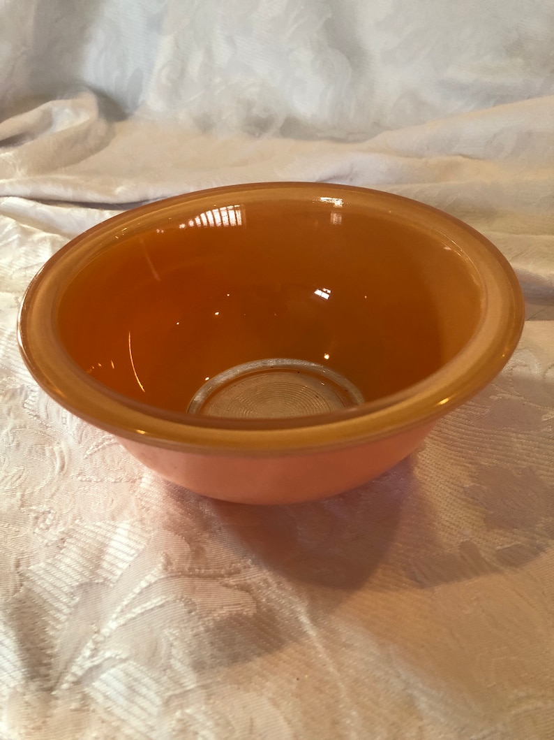 Bowls Kitchen & Dining Vintage 1 litre Peach Coloured Pyrex Corning ...