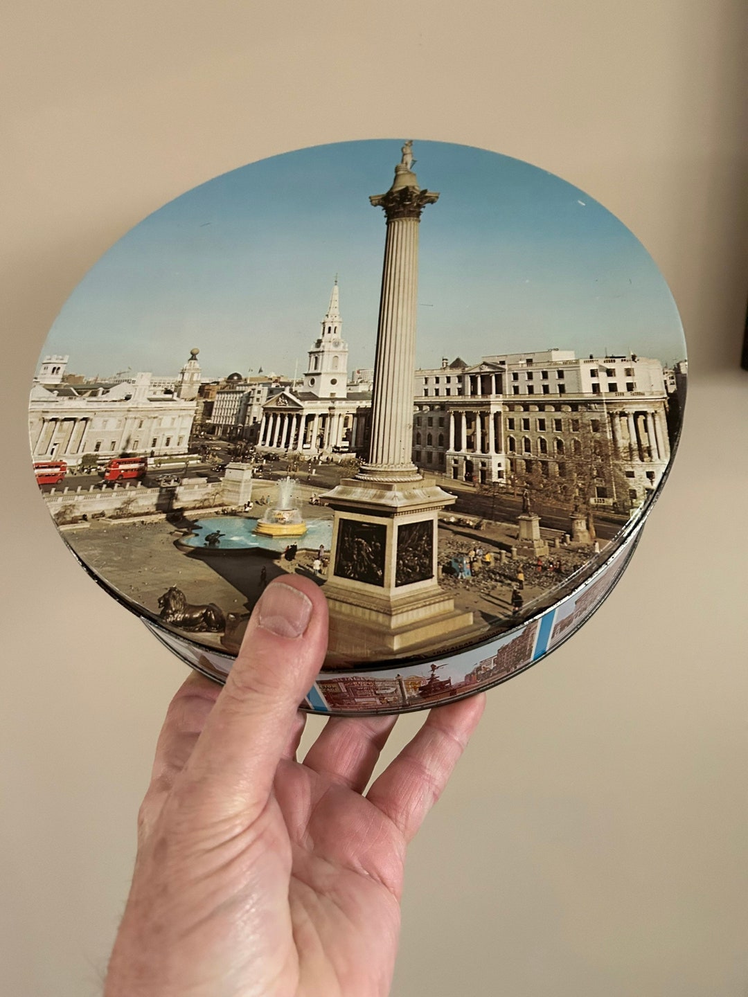 A Vintage Tin by Peak Freans Biscuit Factory C 1970s With Scenes of ...