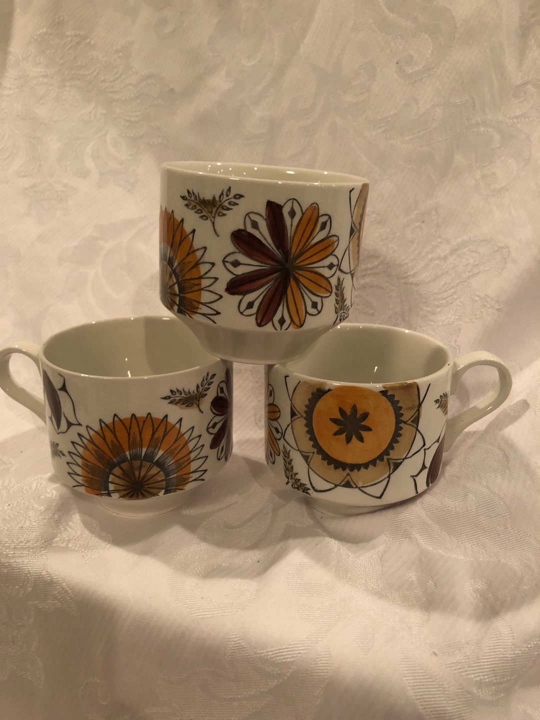A Vintage Calypso Pattern Tea Cup by Kathie Winkle C1960s Preowned. - Etsy
