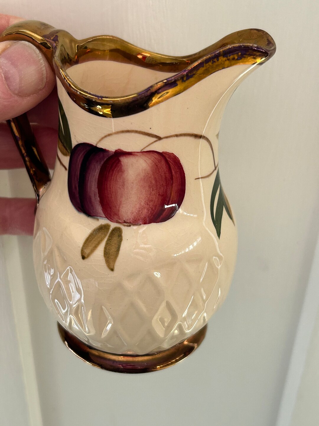 A Vintage C 1953 Wade Ware Pottery England, Lustre Harvest Ware Milk ...