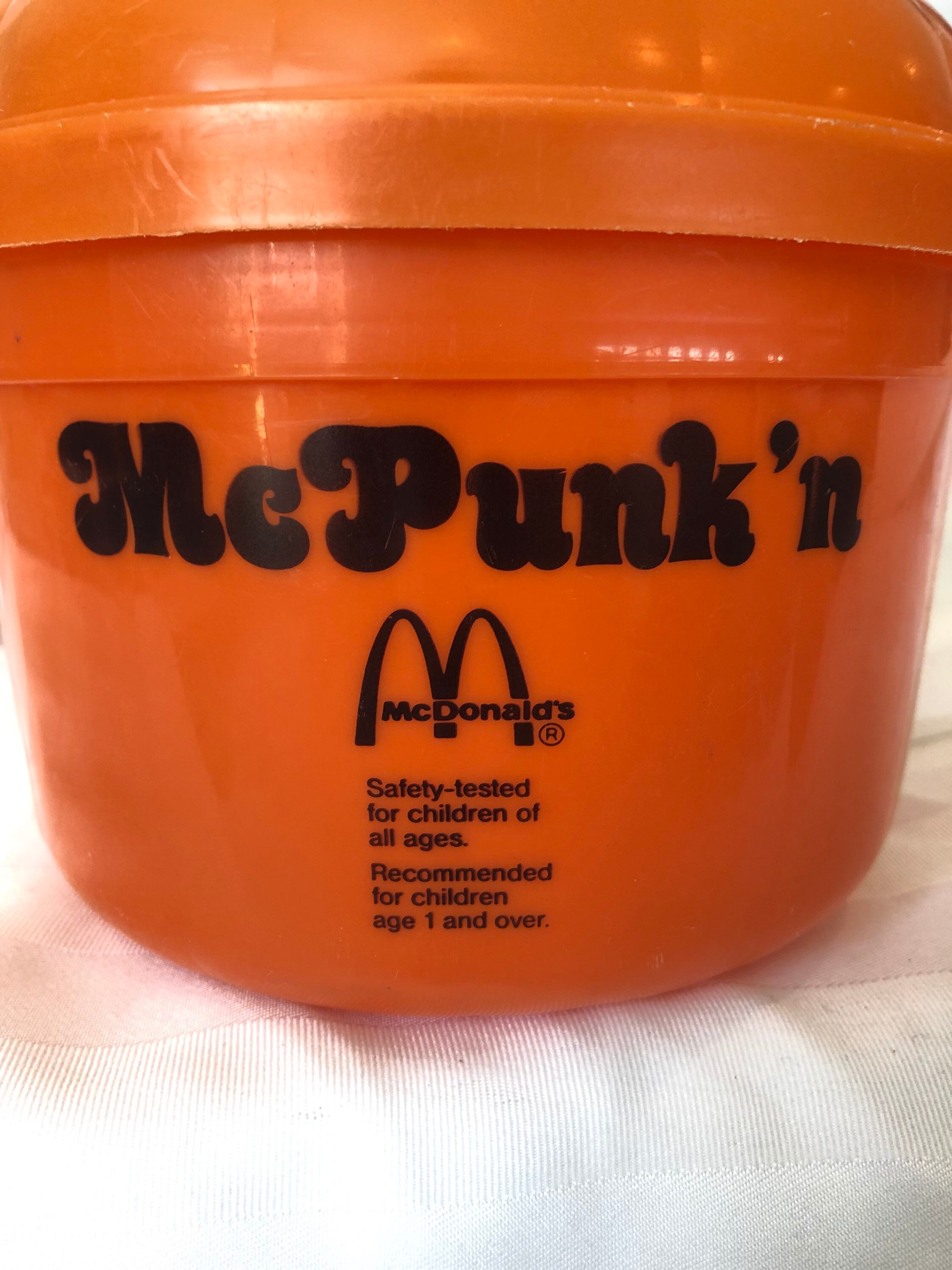 A Vintage Mc Donalds Mc Punkin Candy Collecting Basket Dated - Etsy