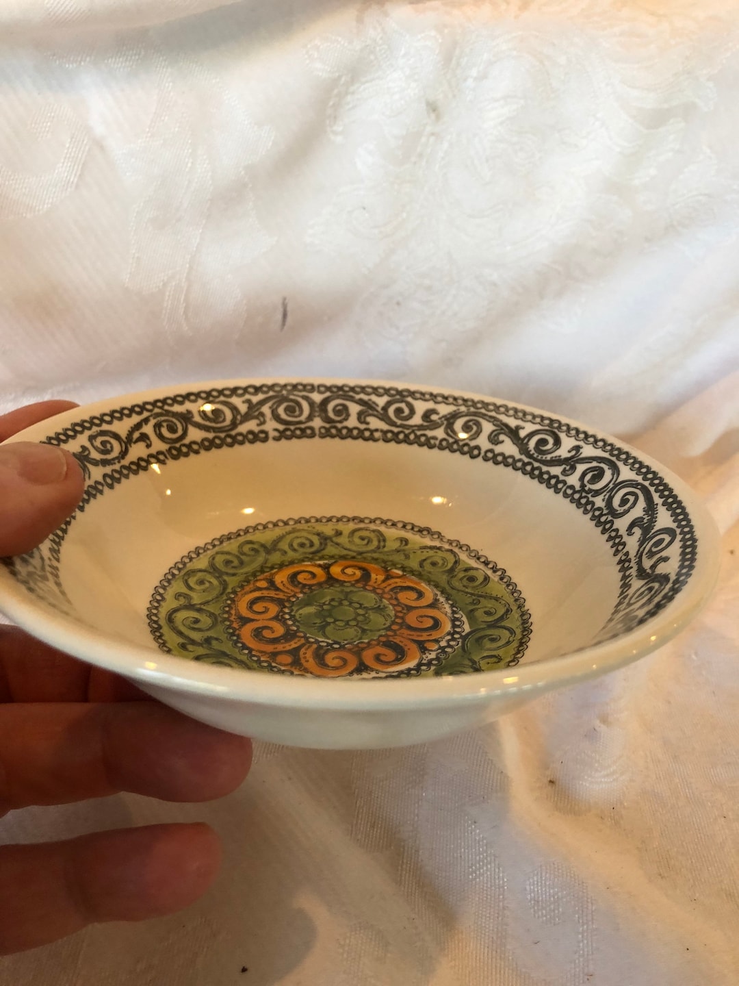 Vintage Kathie Winkle 1960s Agincourt Pattern Cereal Bowl Crafted by ...