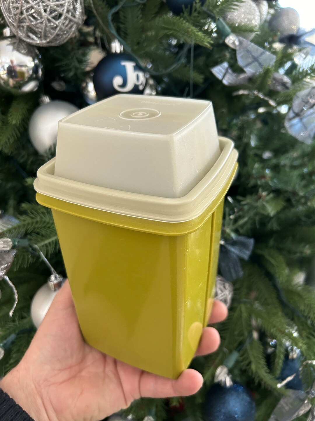 Vintage Tupperware Pickle Holder in Excellent Condition in Avocado ...