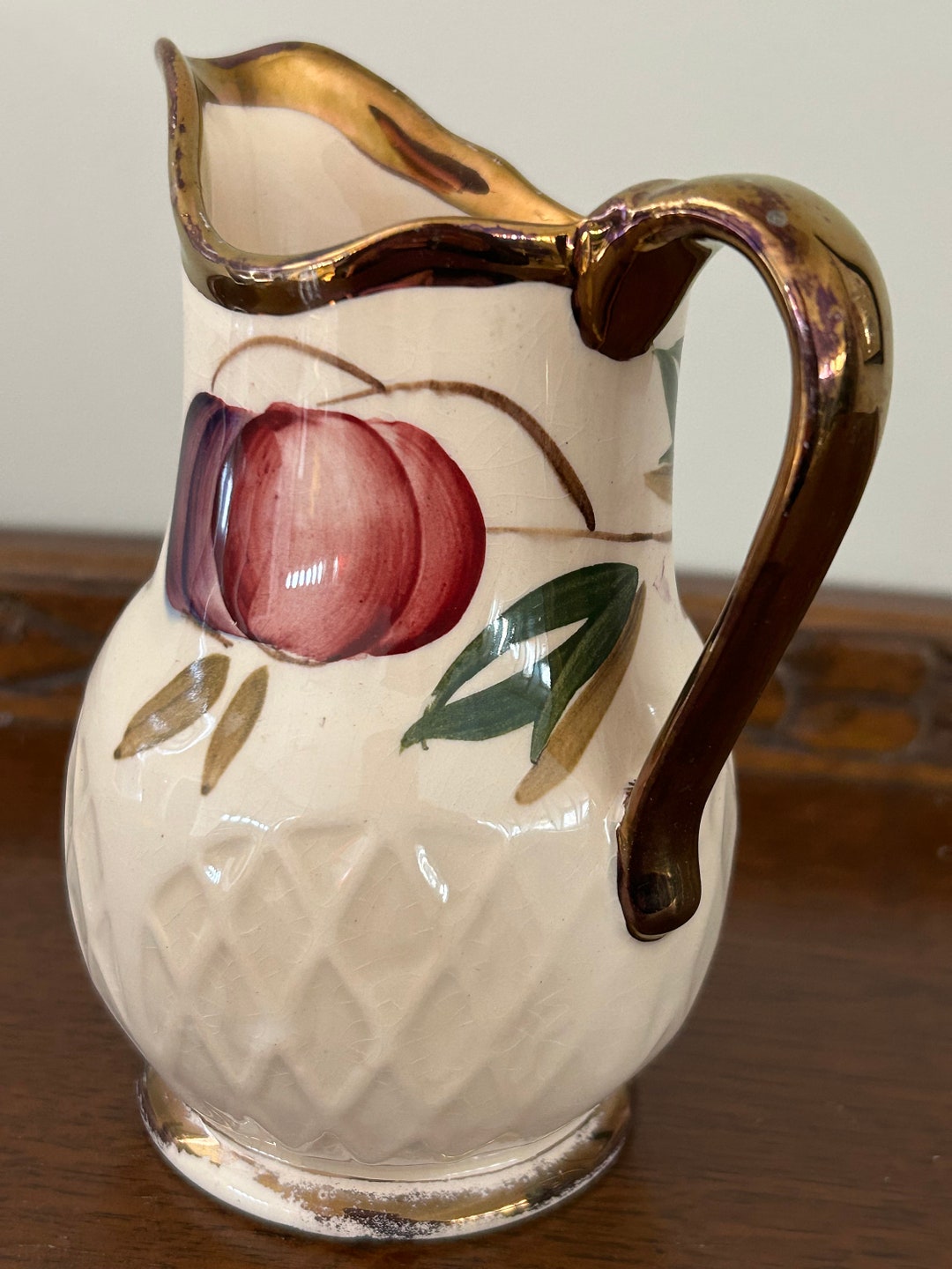 A Vintage C 1953 Wade Ware Pottery England, Lustre Harvest Ware Milk ...