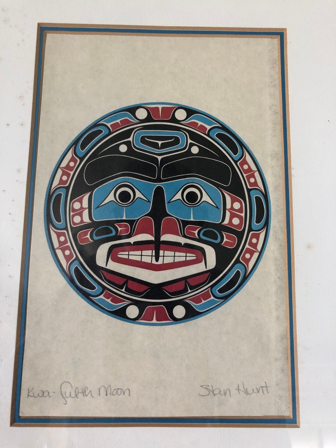 Stan Hunt Canadian Aboriginal Artist kwa Gulth - Etsy