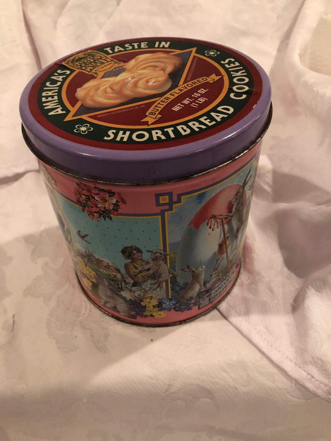 A Vintage Badgers Dutch Biscuit Shortbread Cookie Tin - Etsy