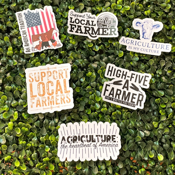 Farmer Sticker - Etsy