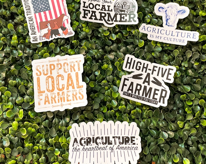 Farmer - Agriculture Sticker Pack - Etsy