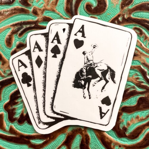 Cowboy Western Scene V1 Decal Sticker - Etsy